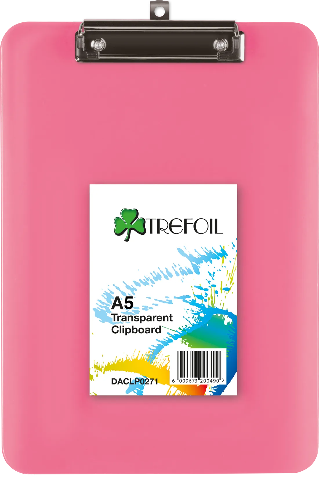 transparent clipboards - a5 - red | Office National