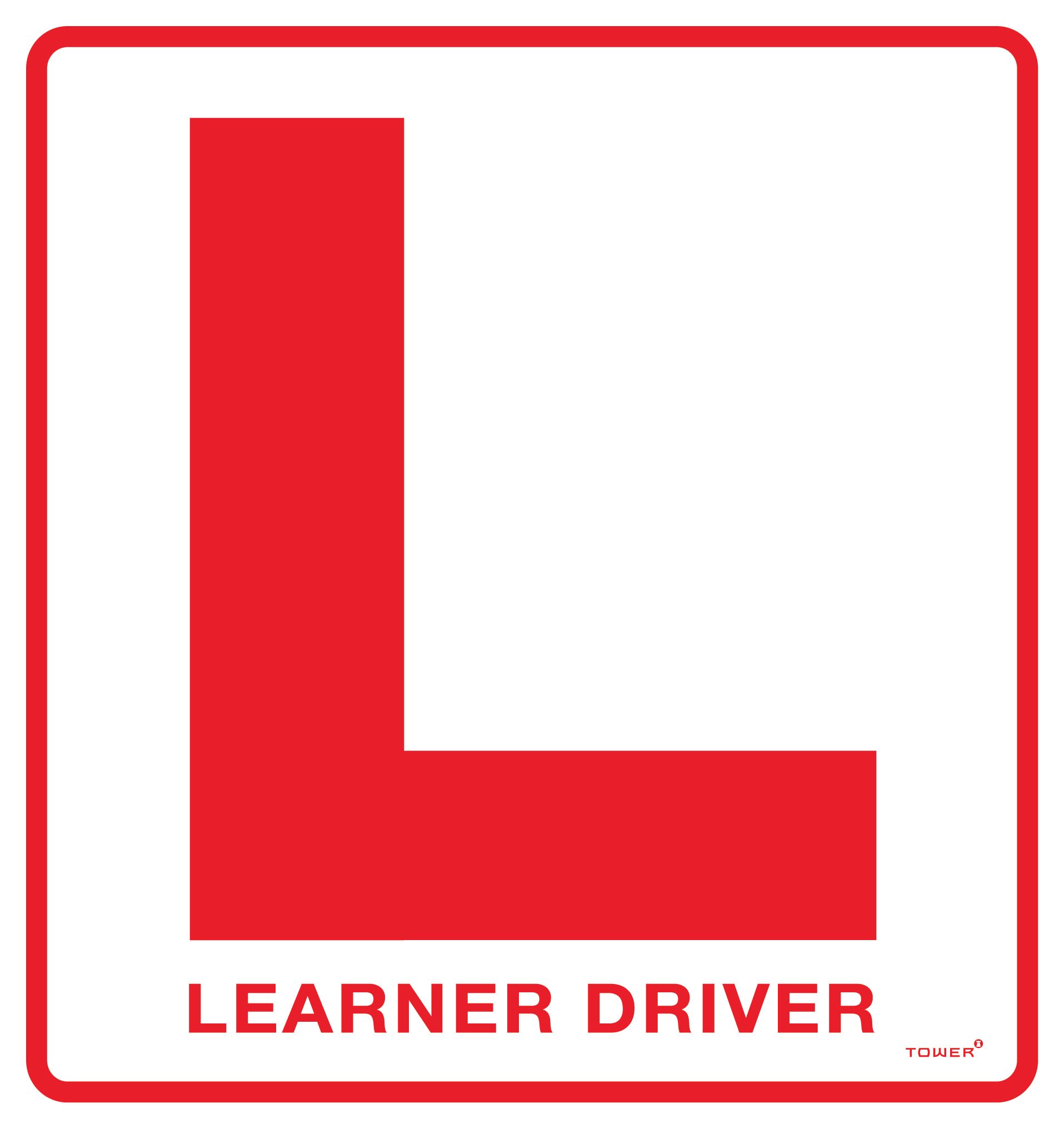 learner decal & sign - learner driver sticker | Office National
