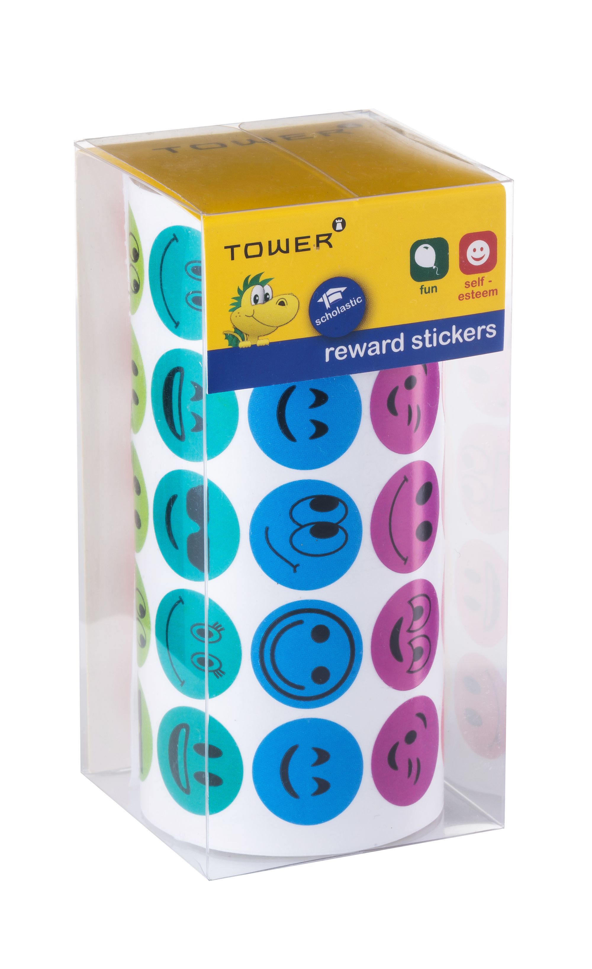 teachers stickers & star ranges - mixed faces roll - assorted - 1000 ...