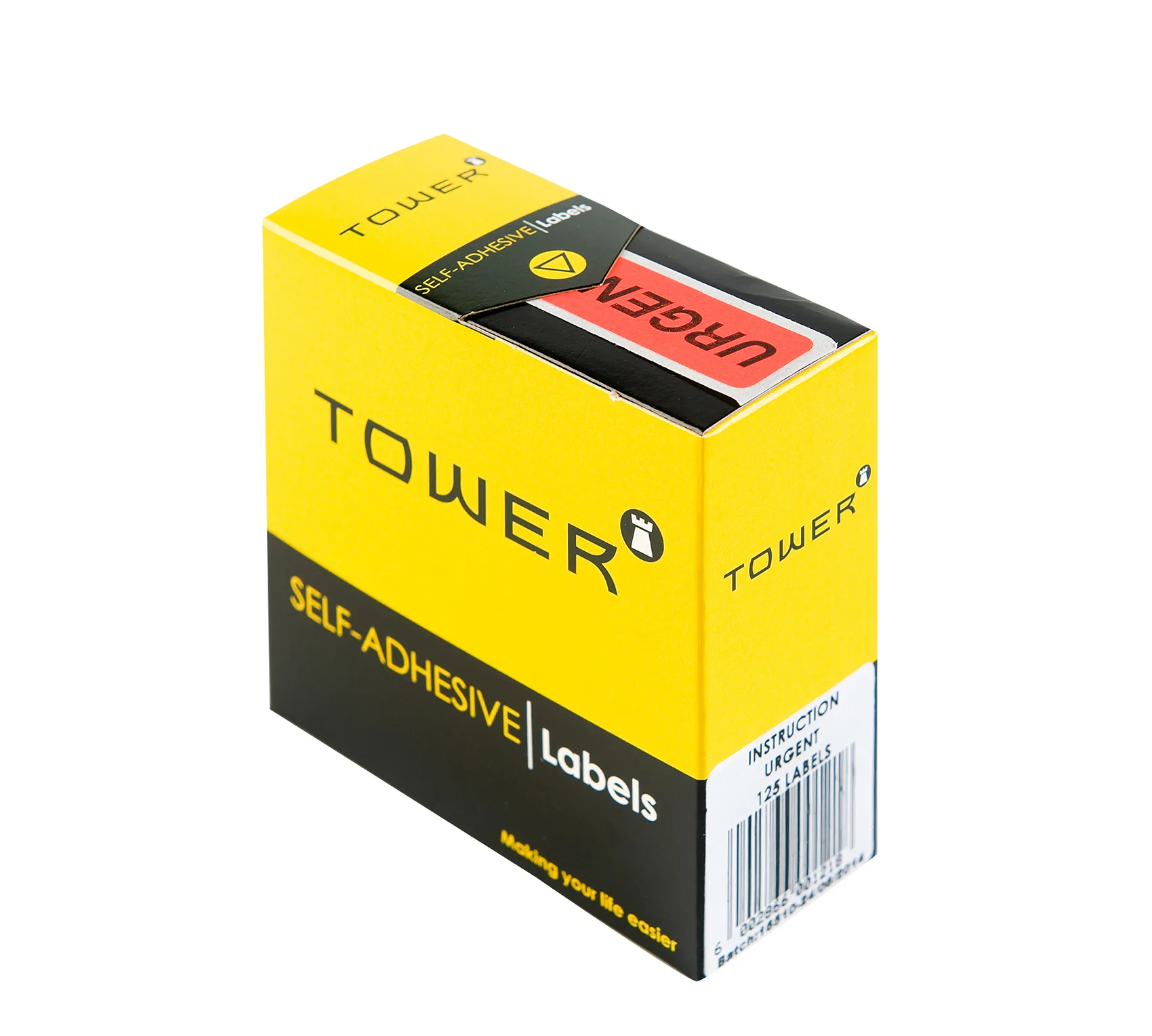 instruction labels - urgent - 125 pack | Office National