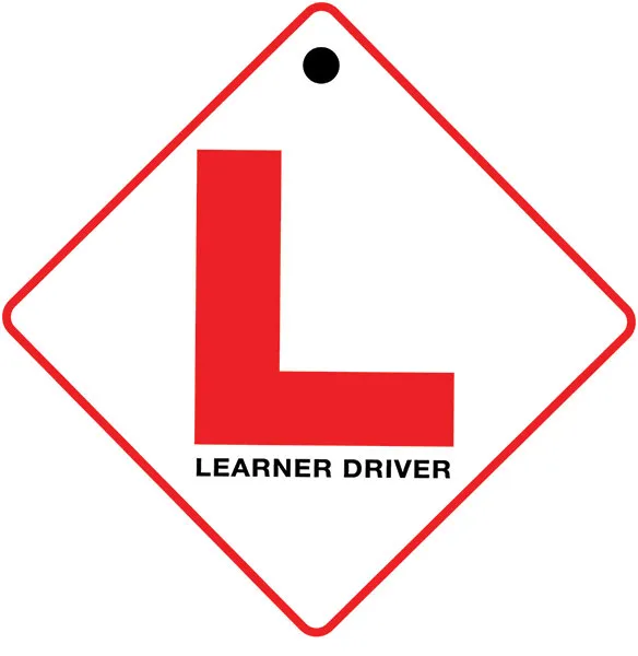 abs signs - learner driver sign & suction cup | Access Office National