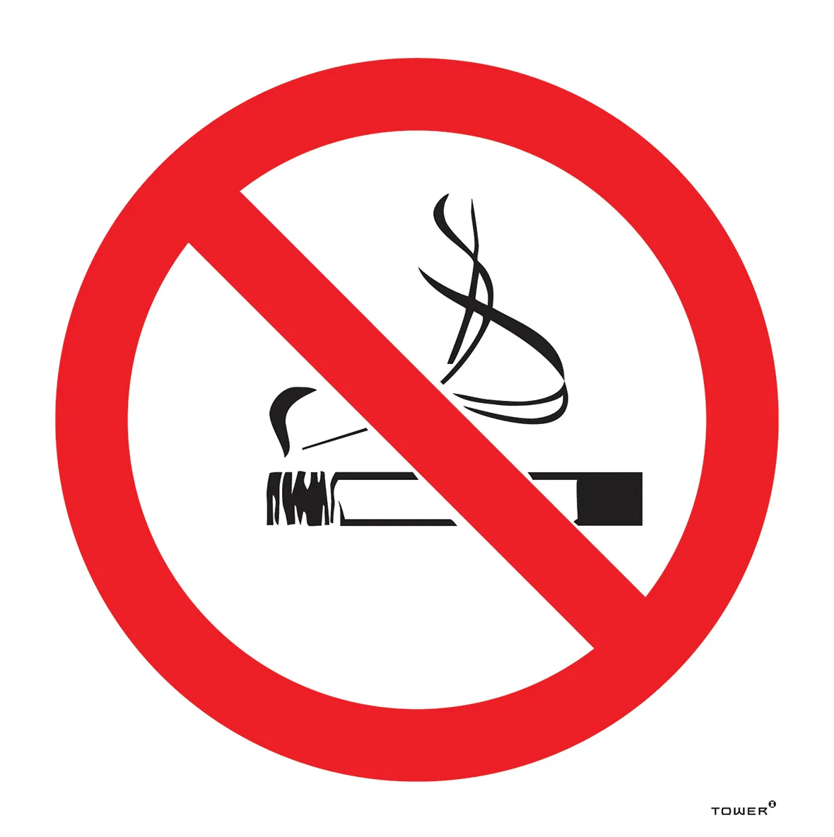 abs signs - no smoking - red & white | Folio Office National