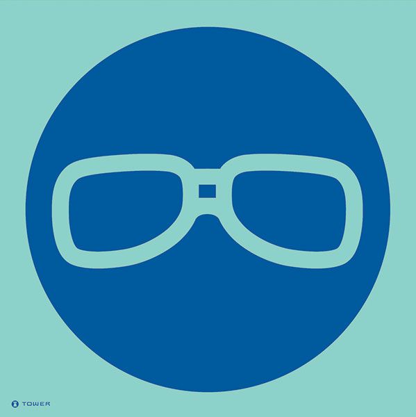 photoluminescent signs - eye protection - blue | Office National