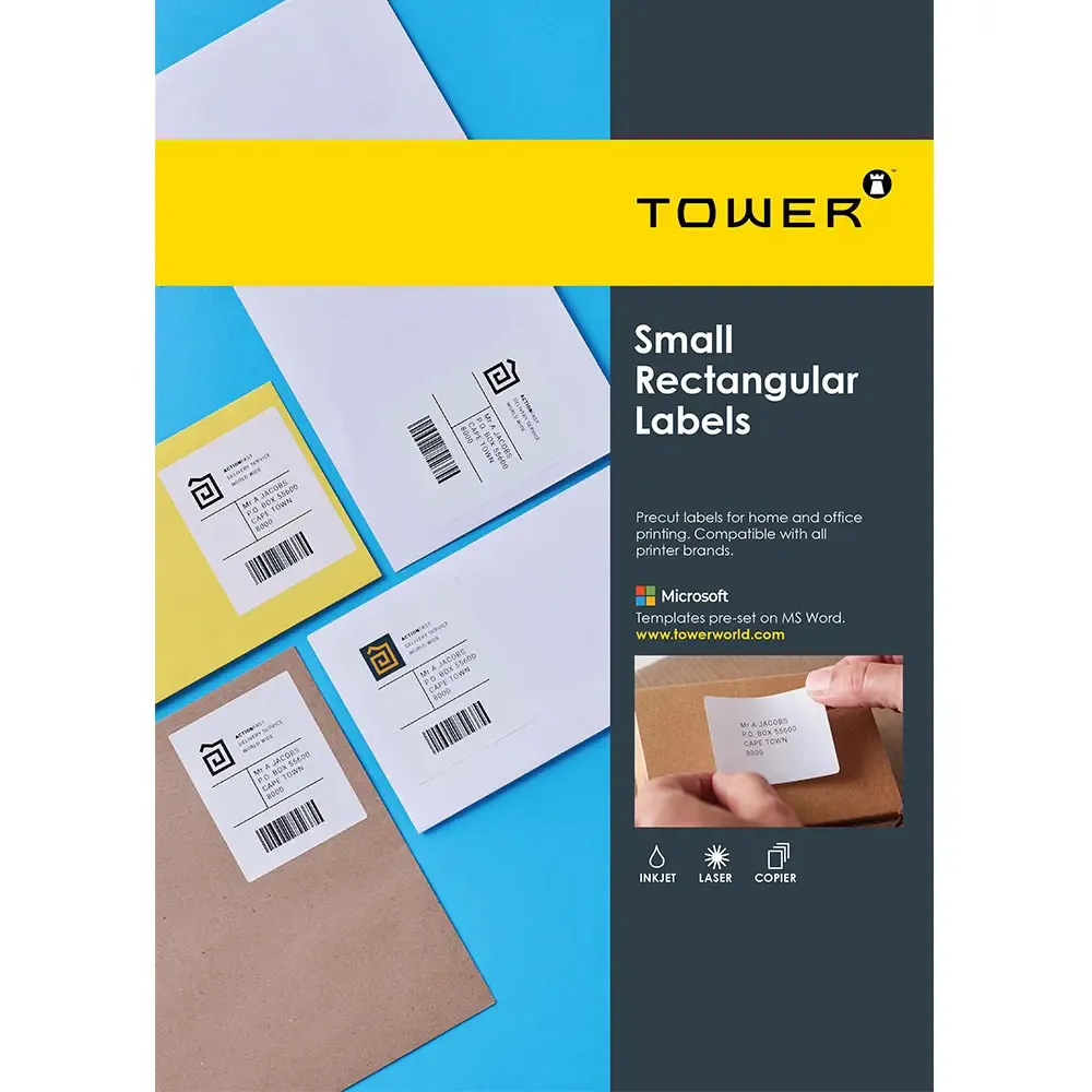 a4 inkjet laser labels - 37 x 70mm - white - 100 pack | Access Office ...