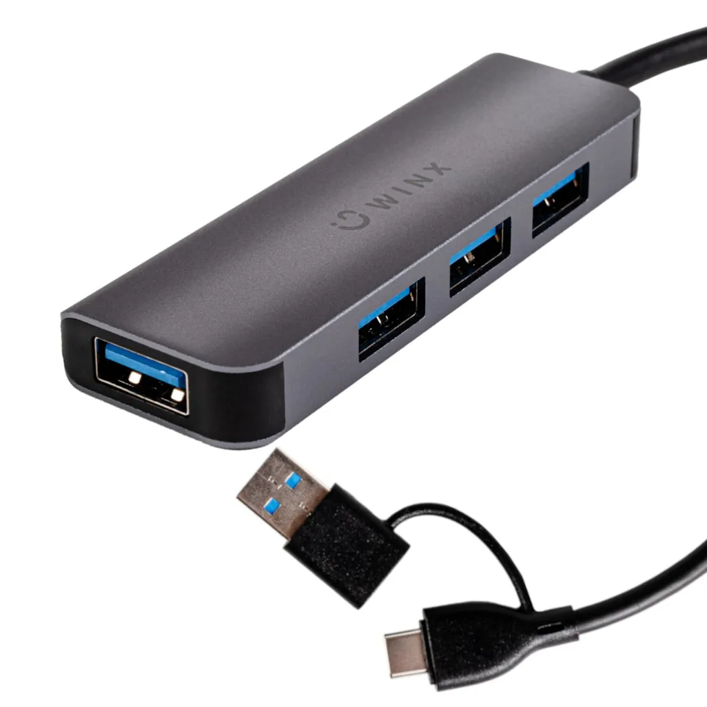 multiple port hub - 4 in 1 | Office National