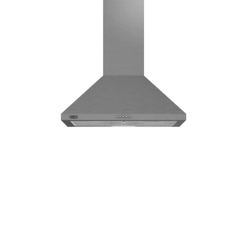 Defy 60cm Silver Inox Chimney Cooker Hood DCH60CSS | Appliance World