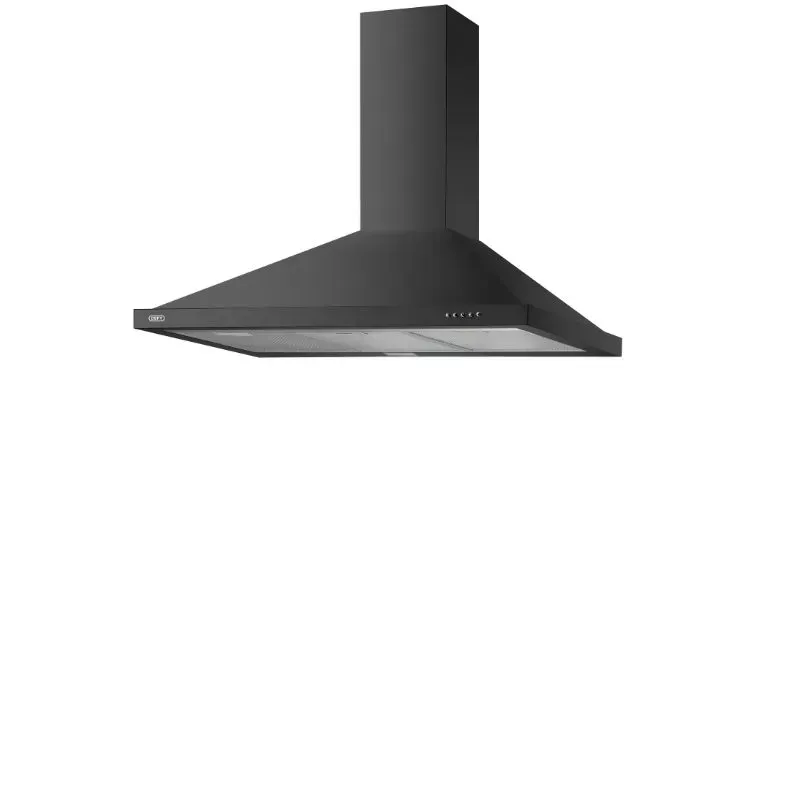 Defy 90cm Black Chimney Cookerhood DCH90CB | Appliance World