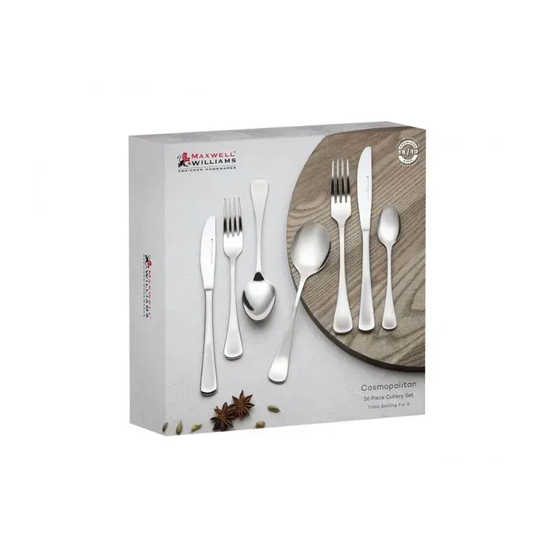 Maxwell & Williams Cosmopolitan 56 Piece Cutlery Set | Appliance World