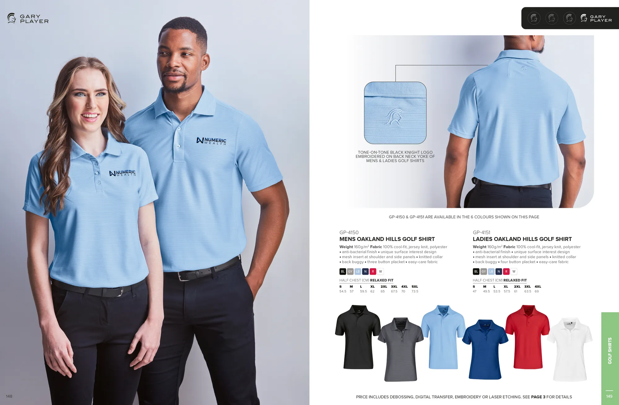 Gary Player Golf Shirts South Africa and Gary Player Clothing Supplier ...
