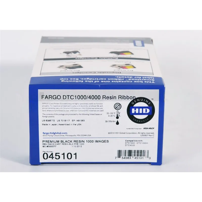 FARGO DTC EZ Premium Resin Black Ribbon - 045101 | CH Africa