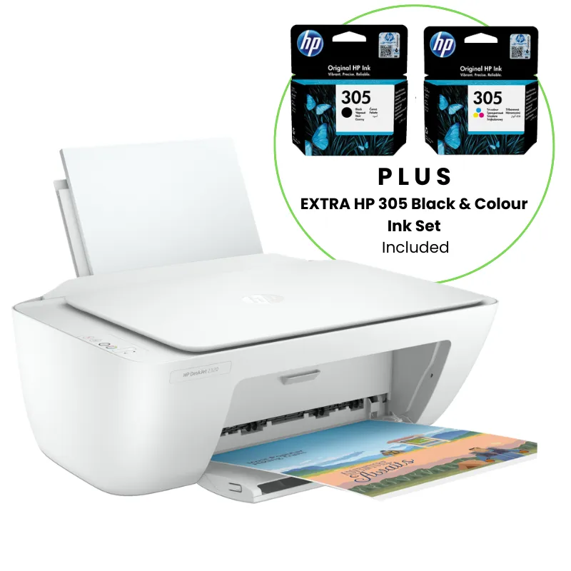 HP DeskJet 2320 Colour All-in-One Printer Bundle | CH Africa