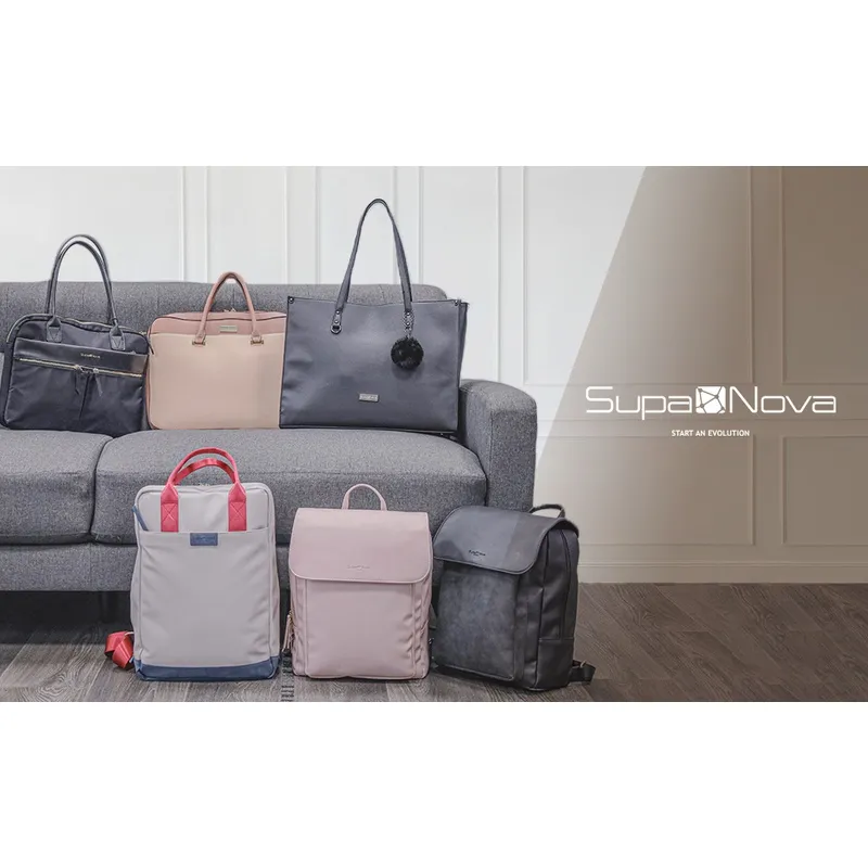 Supanova Pompom Ladies Laptop Bag - Black | CH Africa