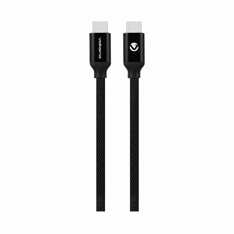 Volkano Weave Series Type-C to Type-C Cable 3m 60w - Black | CH Africa