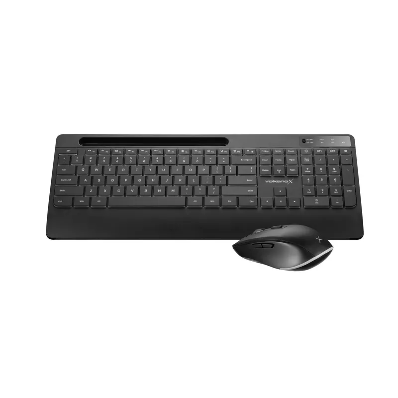 VolkanoX Gem Bluetooth Wireless Keyboard and Mouse - Black | CH Africa