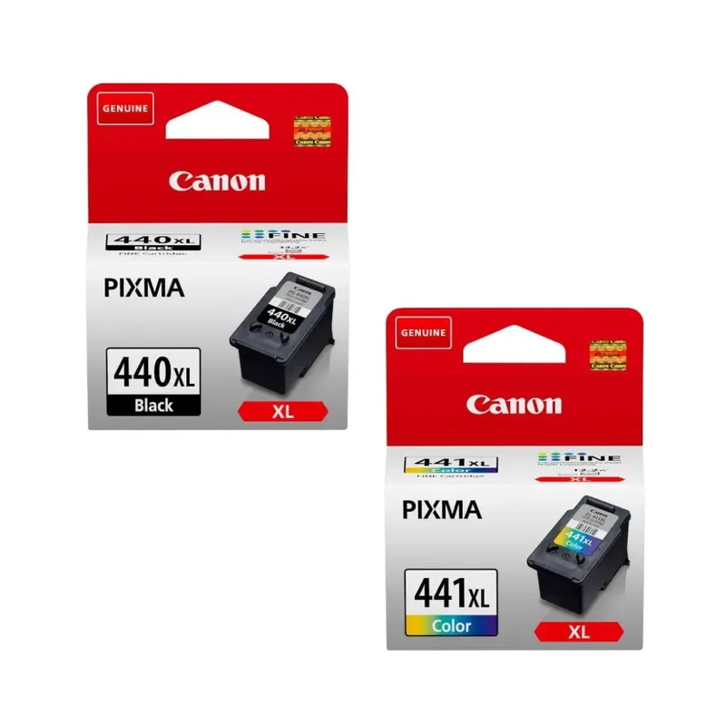 Canon 440XL Black and Canon 441XL Tri Colour Original Ink Cartridge ...
