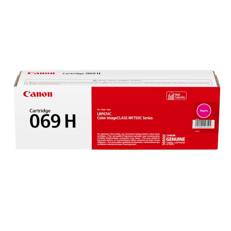Canon 069H Magenta High Yield Original Toner Cartridge - 069HM | CH Africa