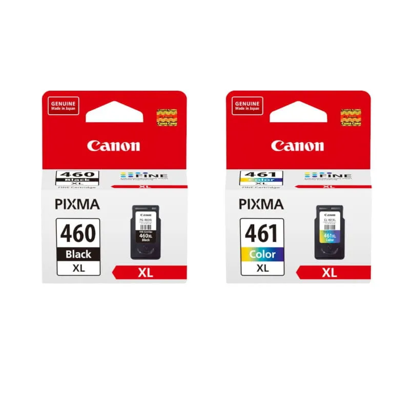 Canon 460XL Black and 461XL Colour Original Ink Cartridge Multipack ...
