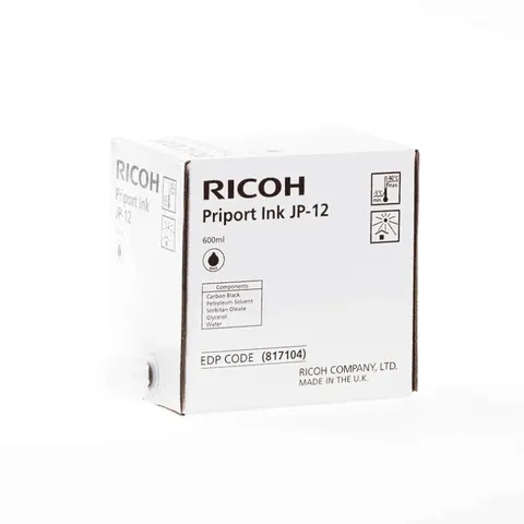 Ricoh JP12 Black Original Ink Cartridge Pack - 817104 | CH Africa