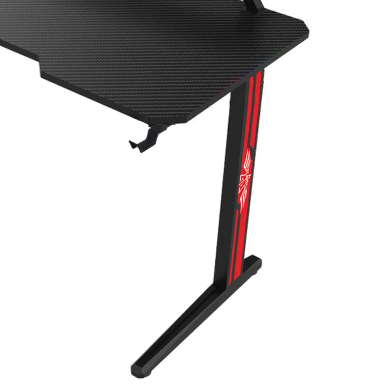 GameTech Ergonomic Design T-Shaped Home Office Computer Gaming Desk ...