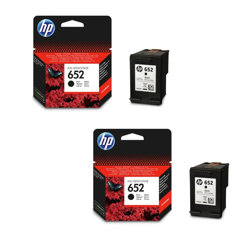HP 652 Black Original Ink Cartridge Dual Pack - H652BLKMP | CH Africa