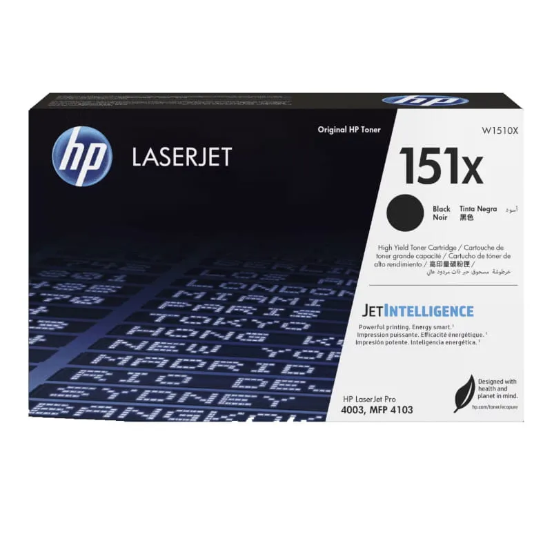 HP 151X Black High Yield Original Toner Cartridge - W1510X | CH Africa