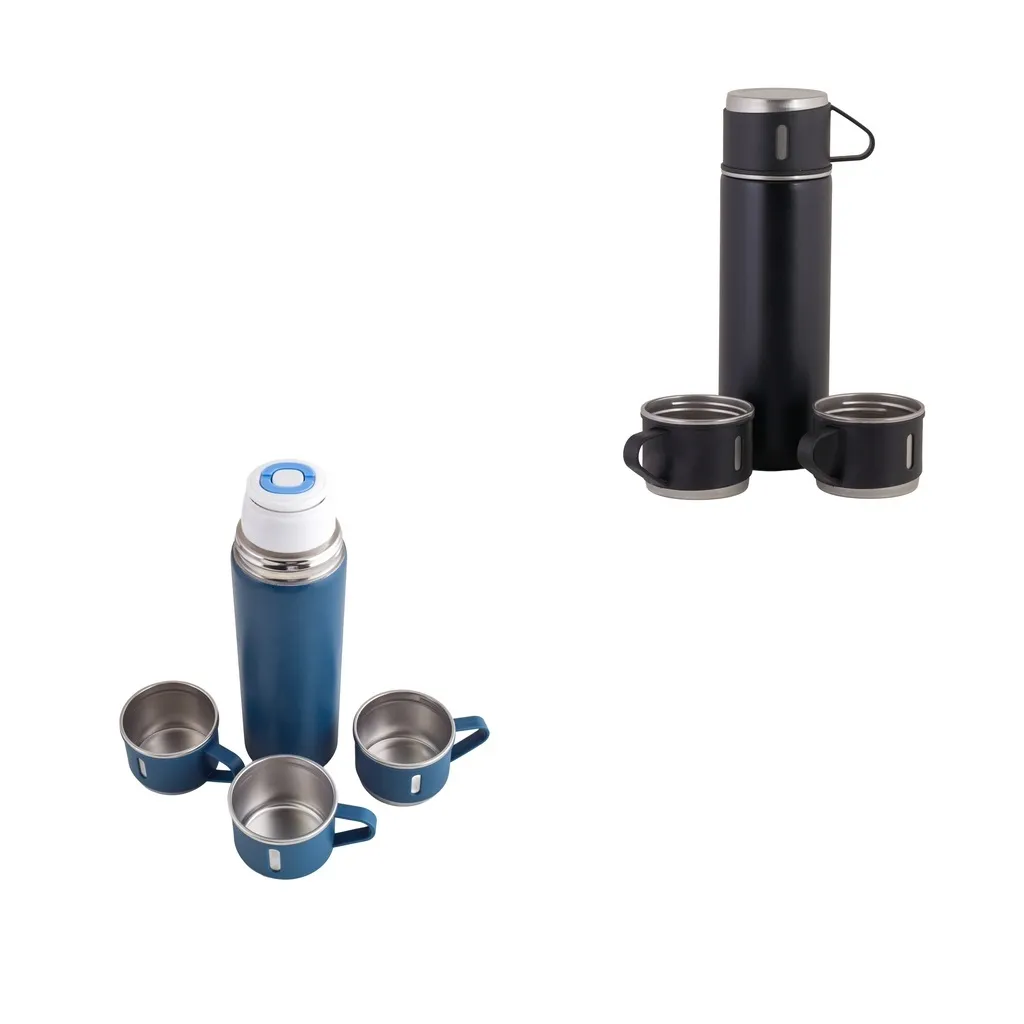 Vacuum Flask And Mini Mug Set | Creative Brands
