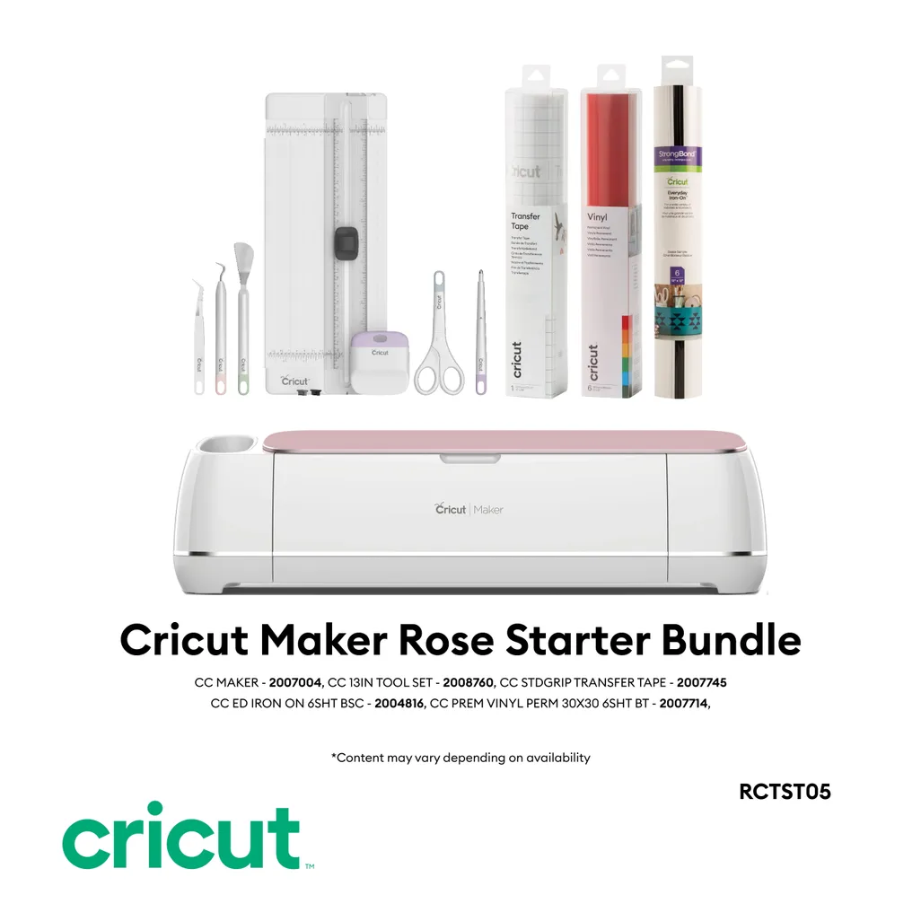 cc maker rose starter bundle v2 | Cricut