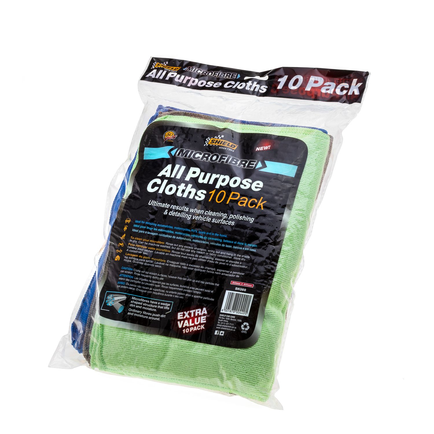 Shield Microfibre Cloth Pk10 | Formax