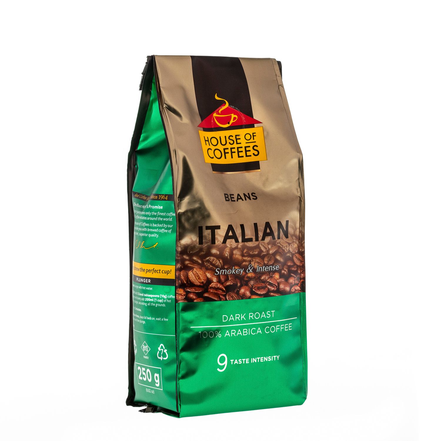 House Of Coffee Ital Blend Beans Dark Roast | Formax