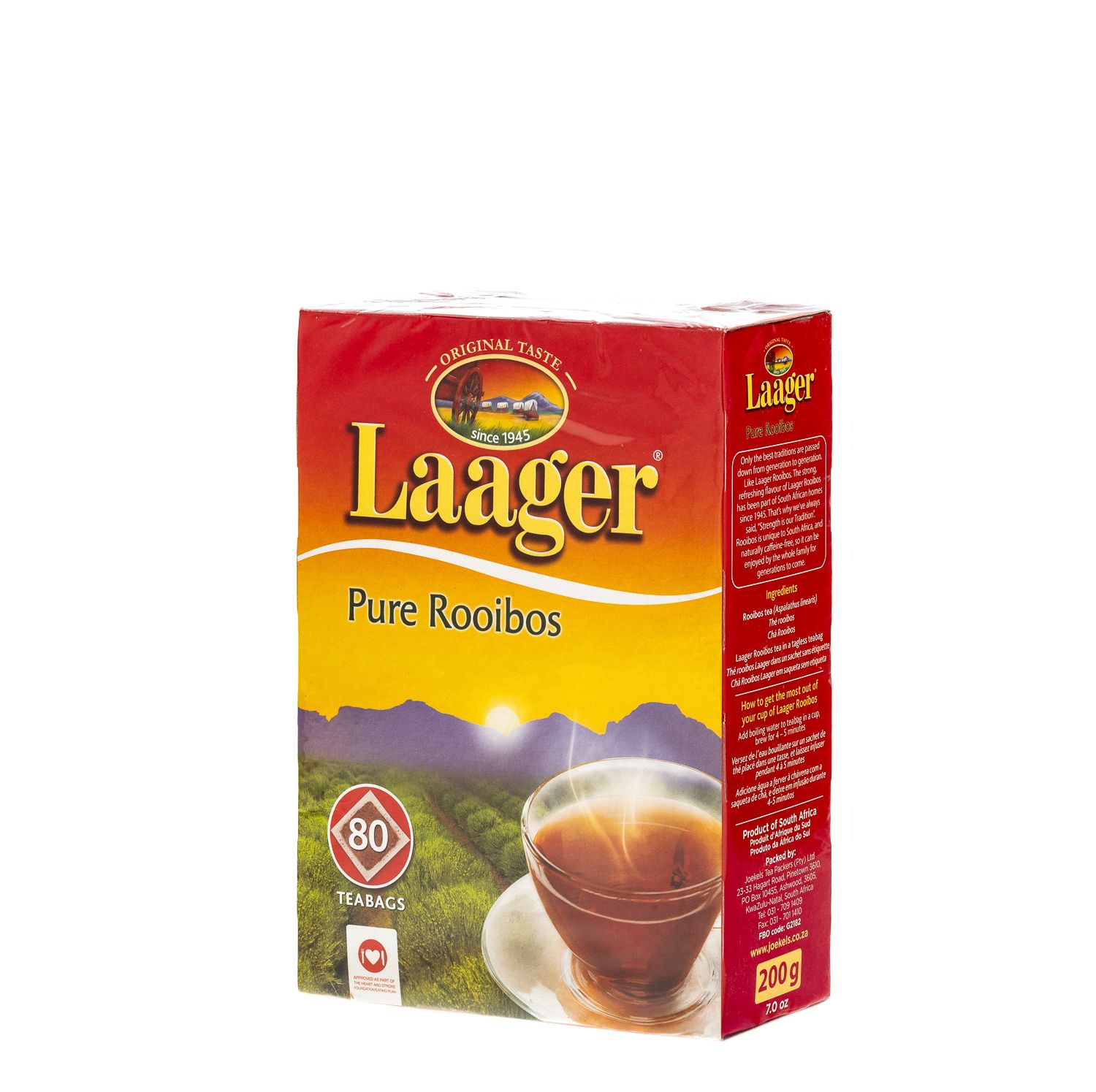 Laager Rooibos Tea Pk80 | Formax