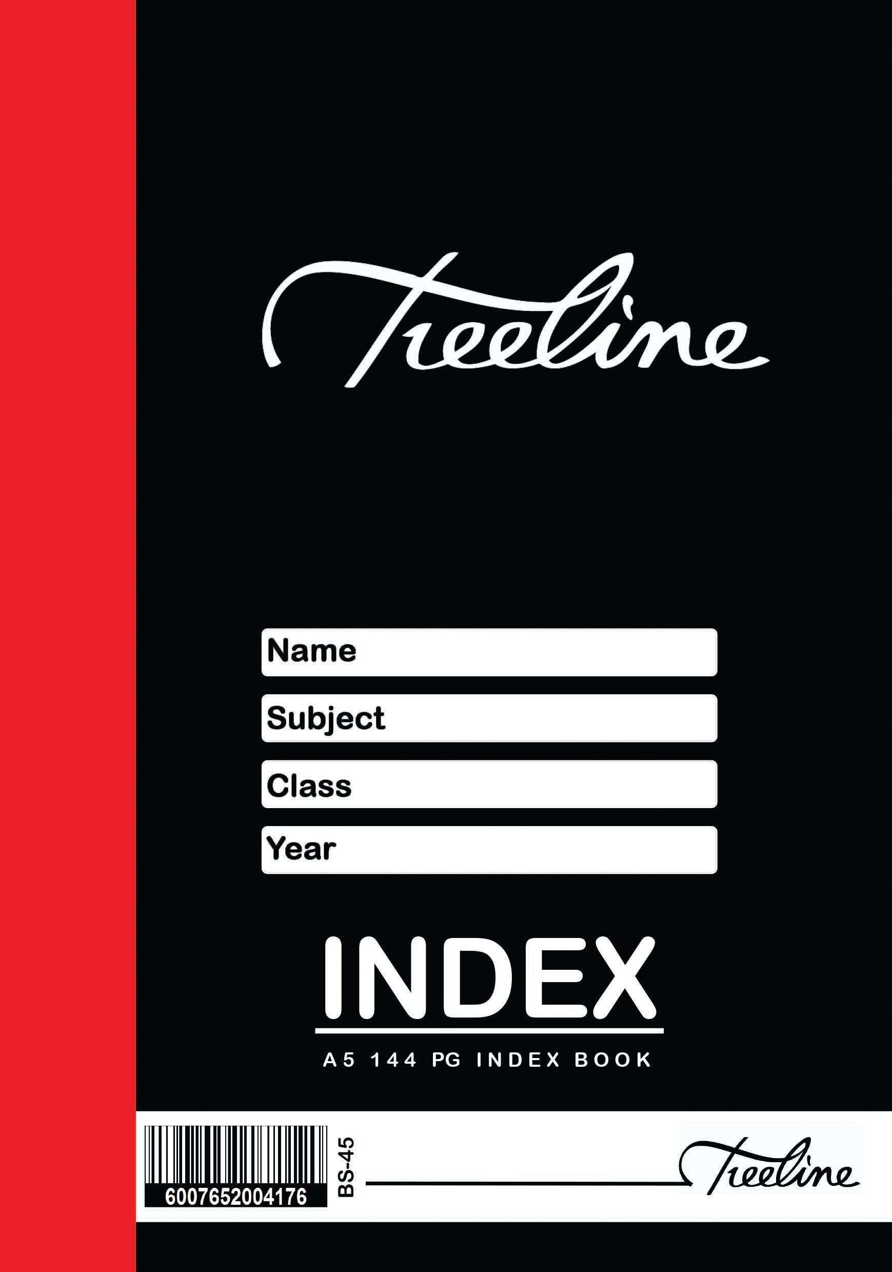 BS45 A5 Hardcover Index Book (144 Pages) | Formax