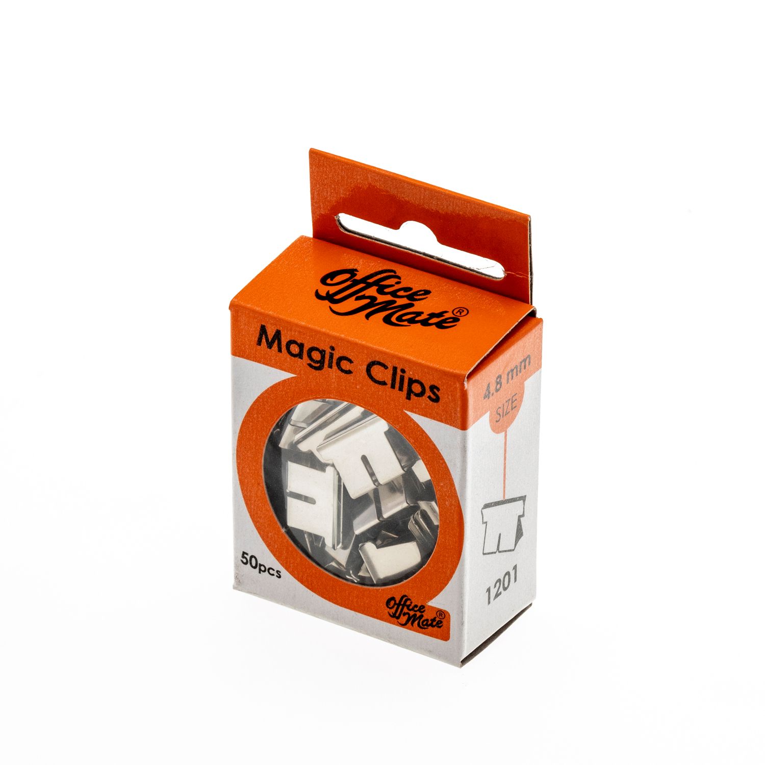 OFFICE MATE Magic Clip 4.8Mm (Pack 50) | Formax