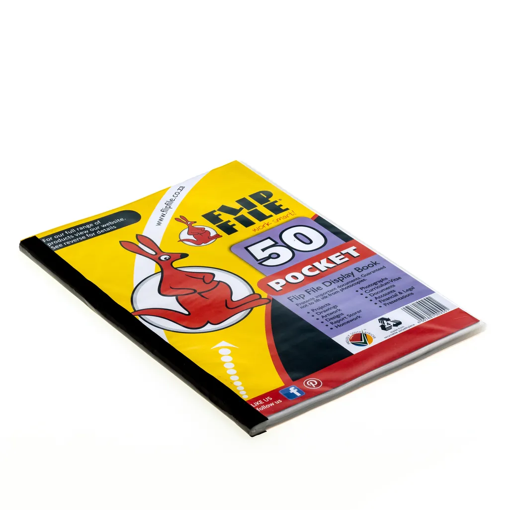 FLIP FILE A4 Display File - 50 Pocket | Formax FLIP FILE A4 Display File - 50 Pocket | Formax