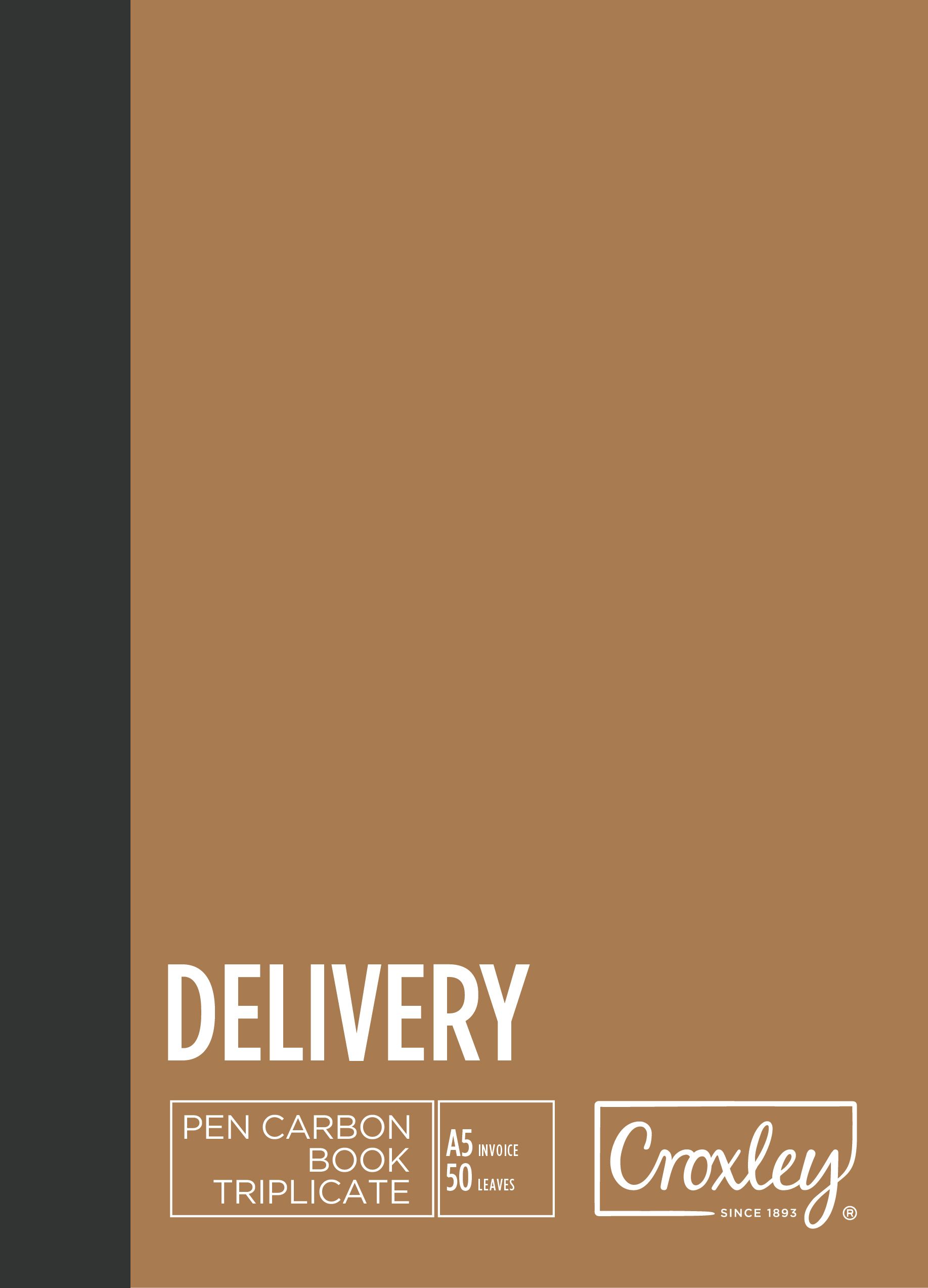 CROXLEY JD66PR A5 Triplicate Delivery Book | Formax