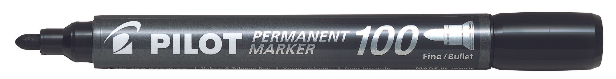 PILOT SCA-100 Bullet Permanent Marker Black | Formax