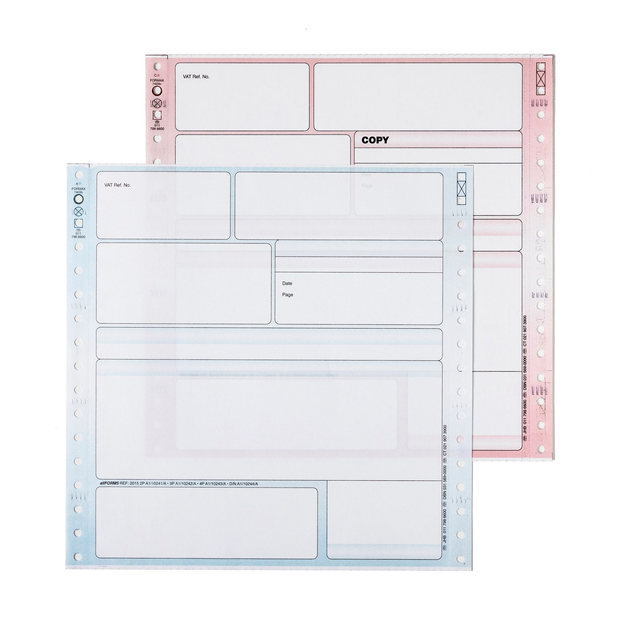 Pastel 2005 2Part Invoices | Formax