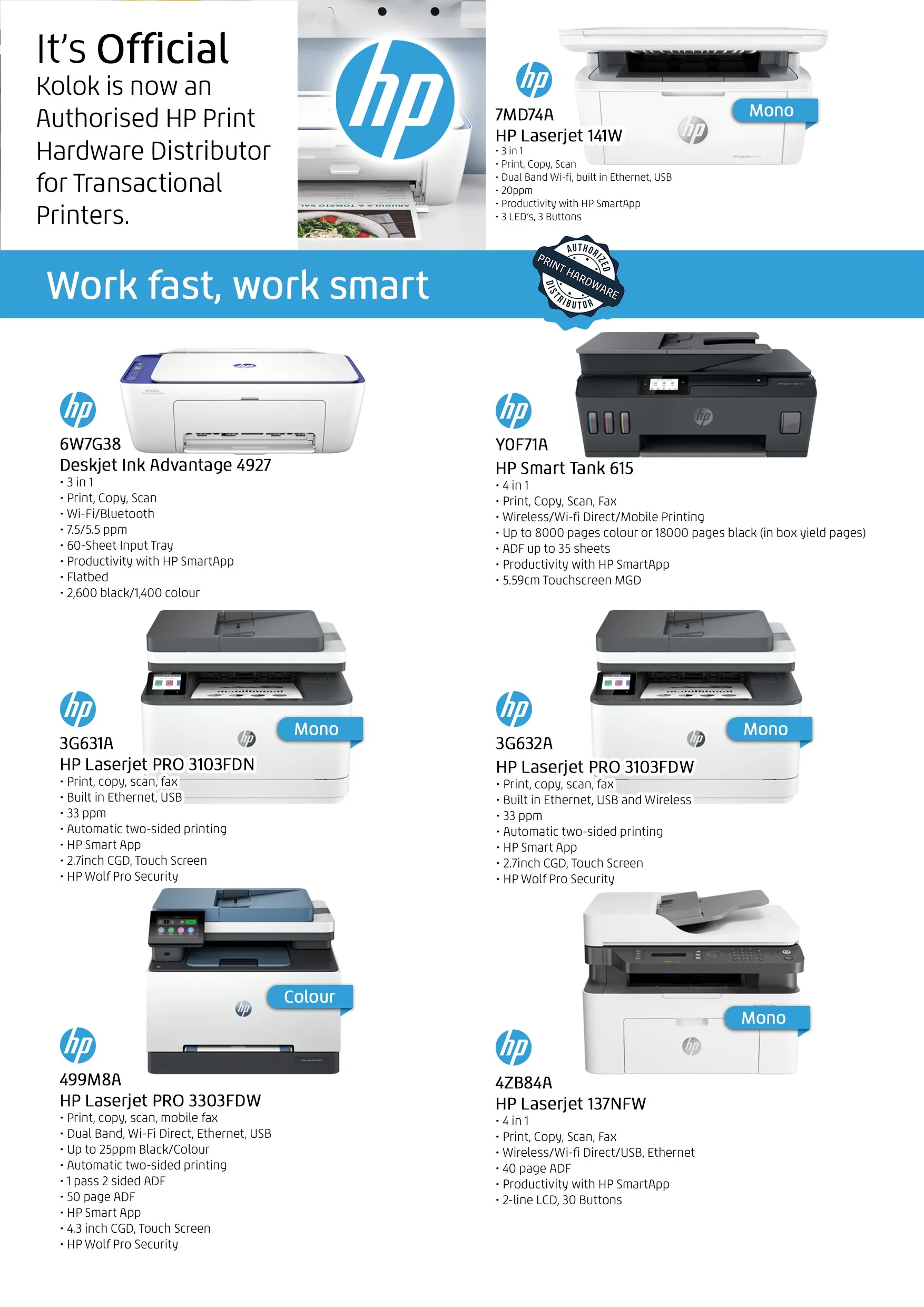 Home | HP Distributor | Kolok