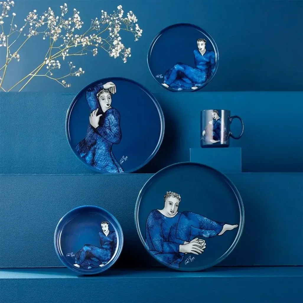 Carrol Boyes Dinner Plate Set Of 4 Indigo Blues | DiscoveryShop