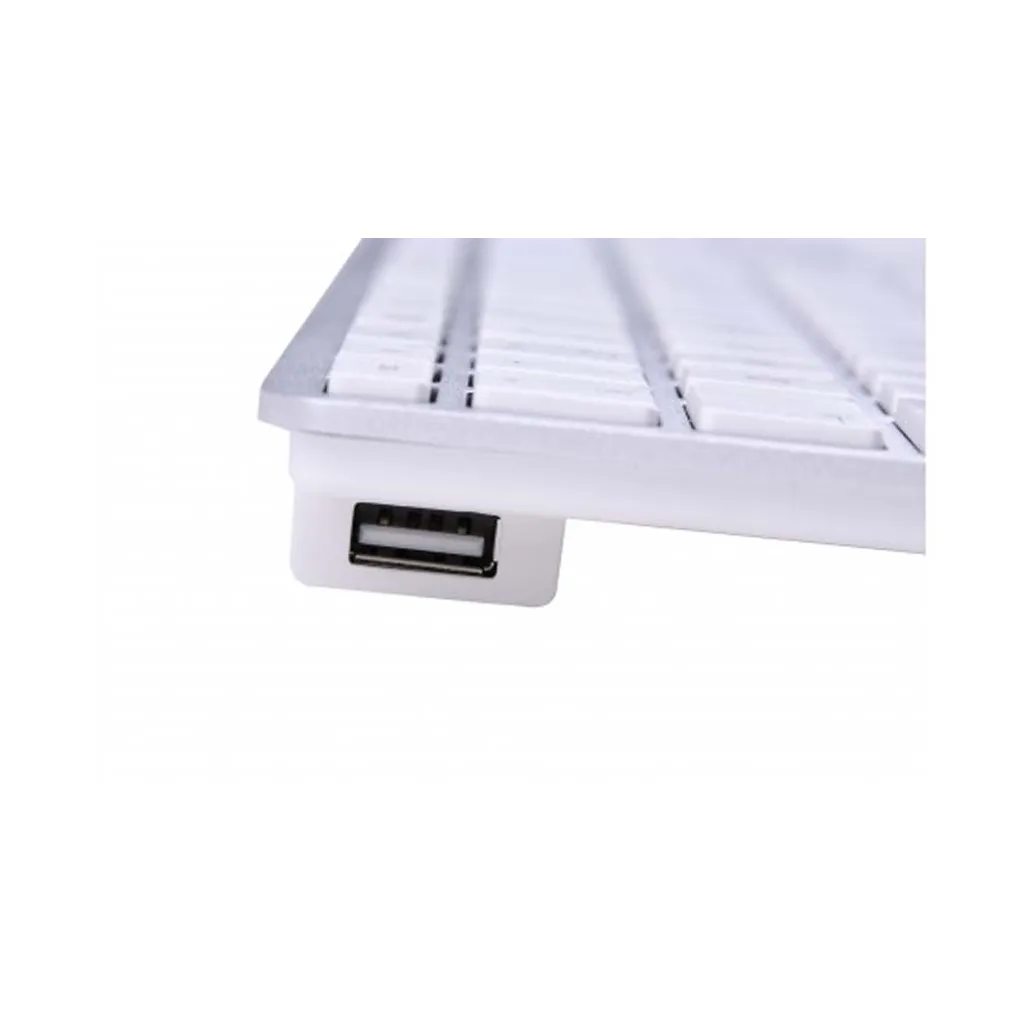 Lmp Usb 101 Key Za English Keyboard With Num Keypad, 2X Usb Ports, Alu ...