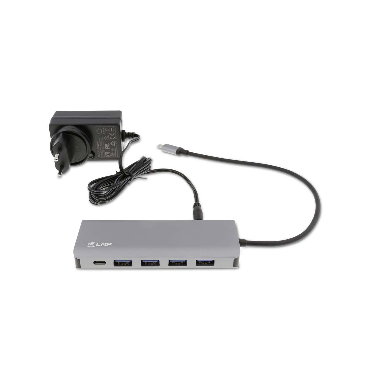 Lmp Usb-C Hub 7 Port Usb-A (4) & Usb-C (3) Hub With External Power ...