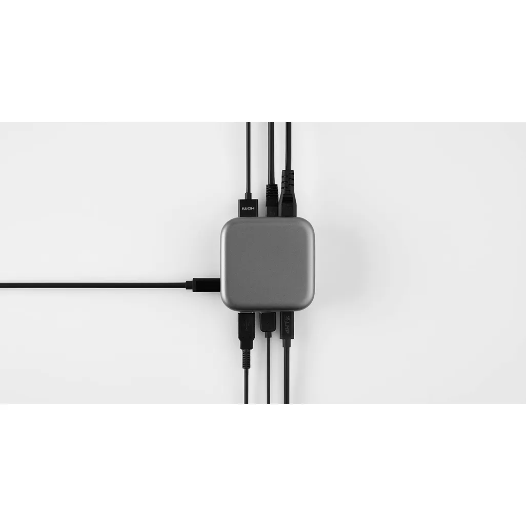 Lmp Powerdock Usb-C Gan Power Adapter & 5-Port Usb-C Dock - Black ...