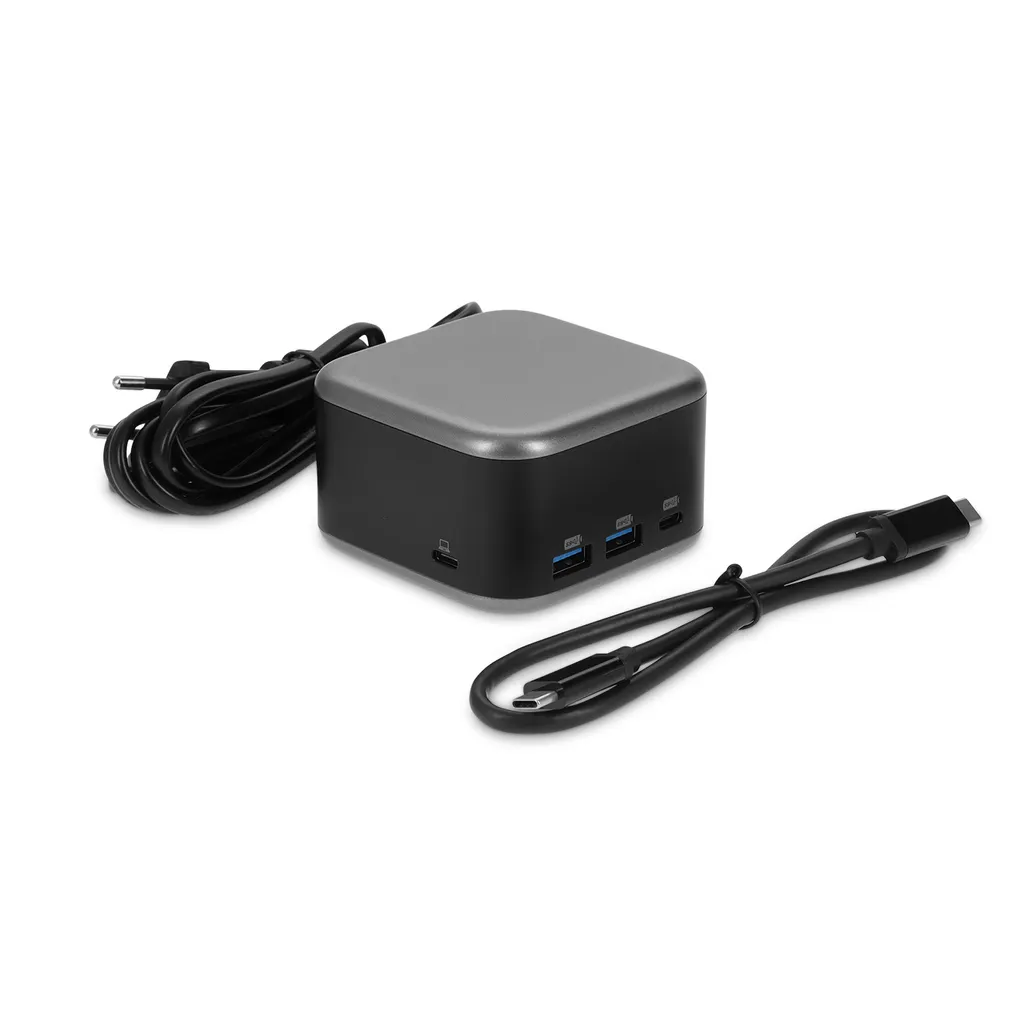 Lmp Powerdock Usb-C Gan Power Adapter & 5-Port Usb-C Dock - Black ...