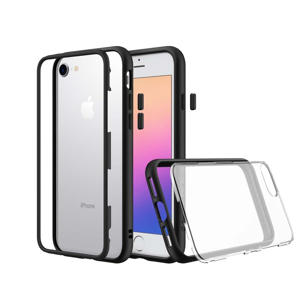 Rhinoshield Mod For Iphone 7, 8 (With Rim, Button, Frame, Clear Back ...