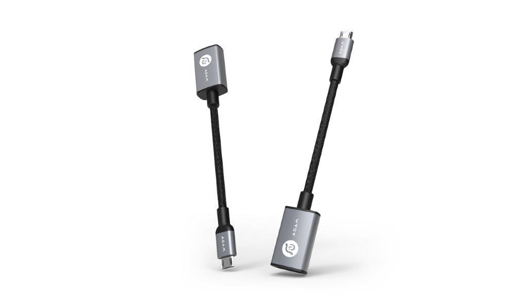 Adam Elements Peak Afb13 Micro Usb Male To Usb-A Female Adapter - Grey ...