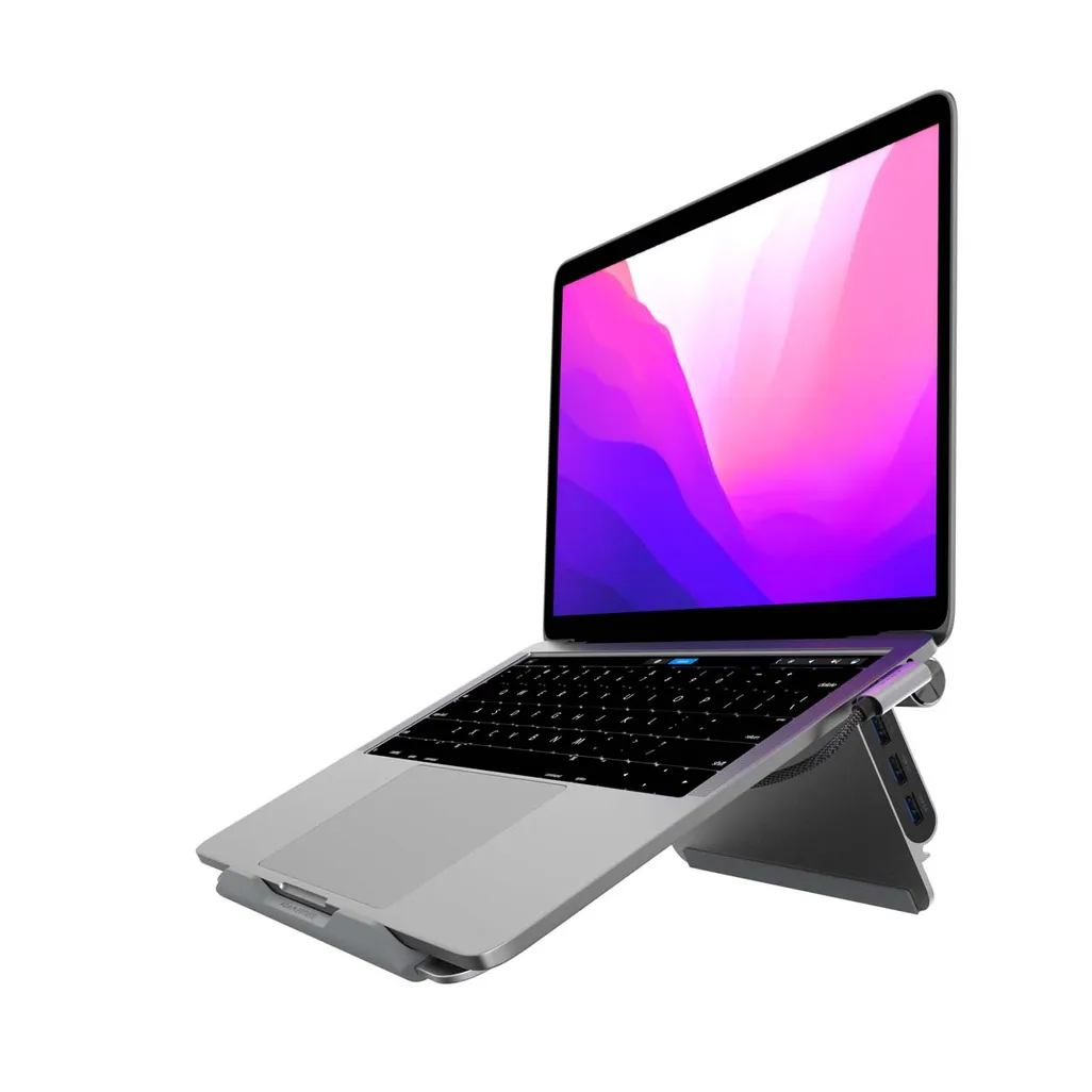 Adam Elements Casa Hub Stand Usb-C 5-In-1 Laptop Stand Hub - Space Grey ...