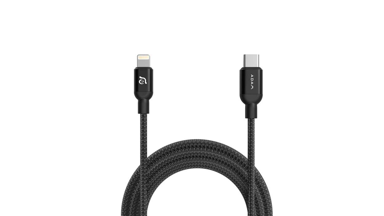 Adam Elements Peak Ii C300b - 300Cm Usb-C To Lightning Cable 3M - Black ...