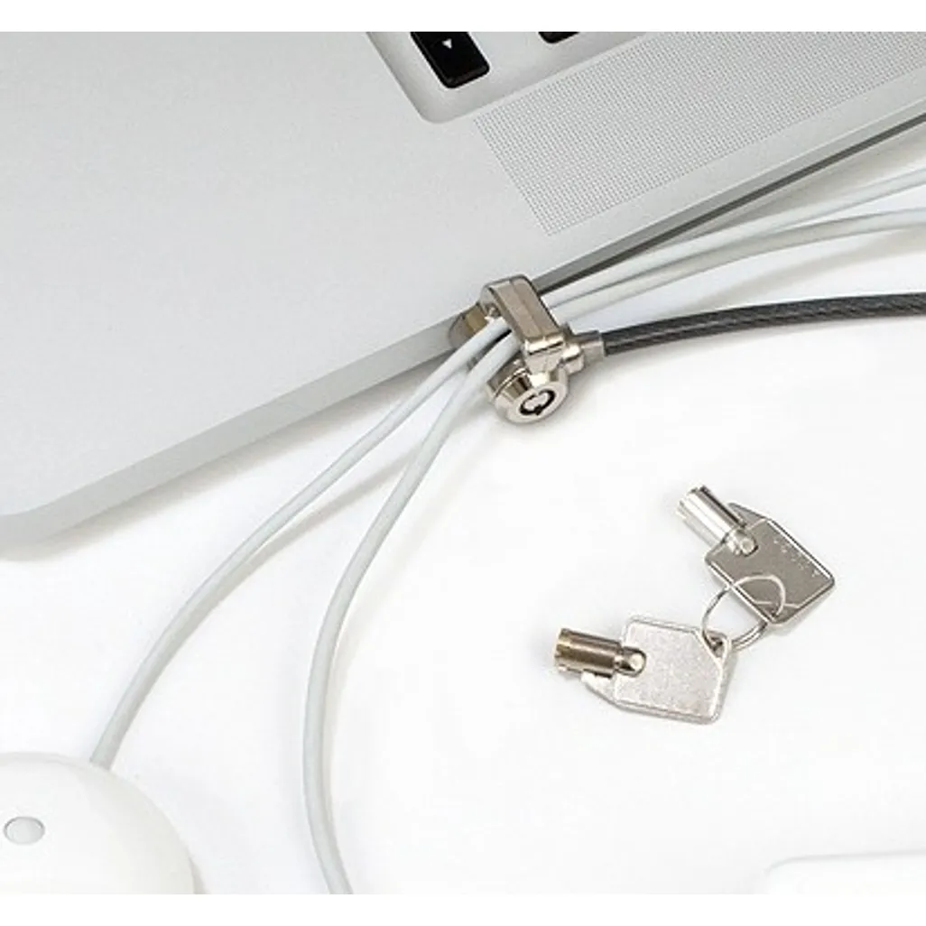 Maclocks Slim Steel Macbook Lock , Laptop Lock With Peripheral Cable ...