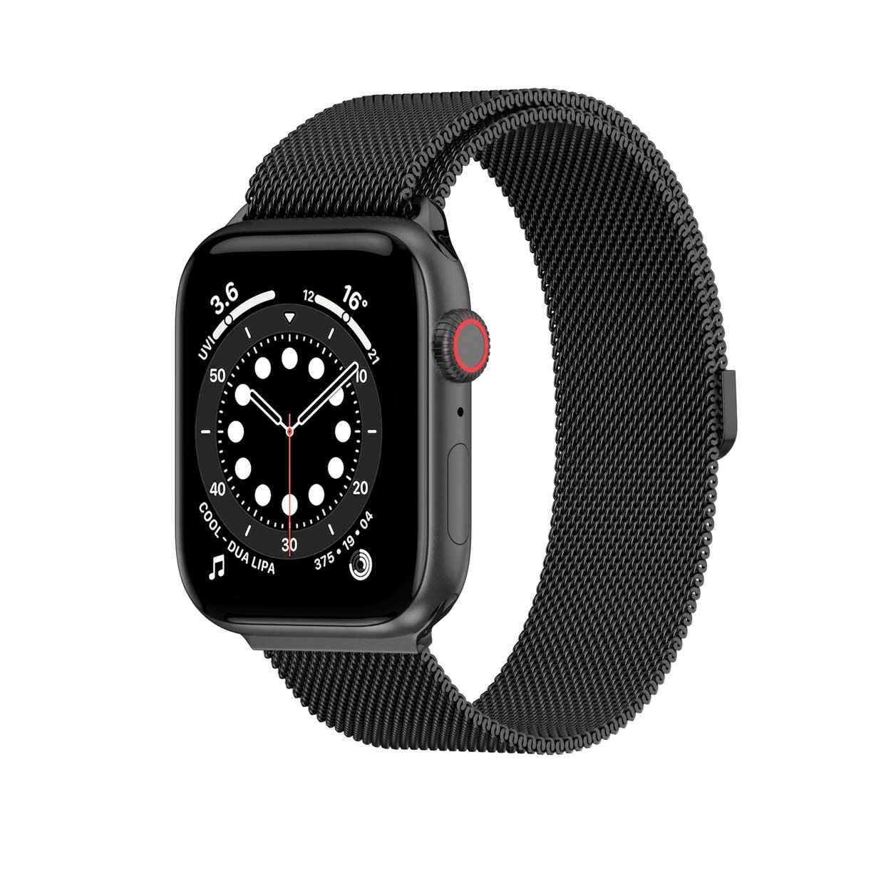 Switcheasy Mesh Stainless Steel Apple Watch Loop (38, 40Mm) - Black | Emia Distribution