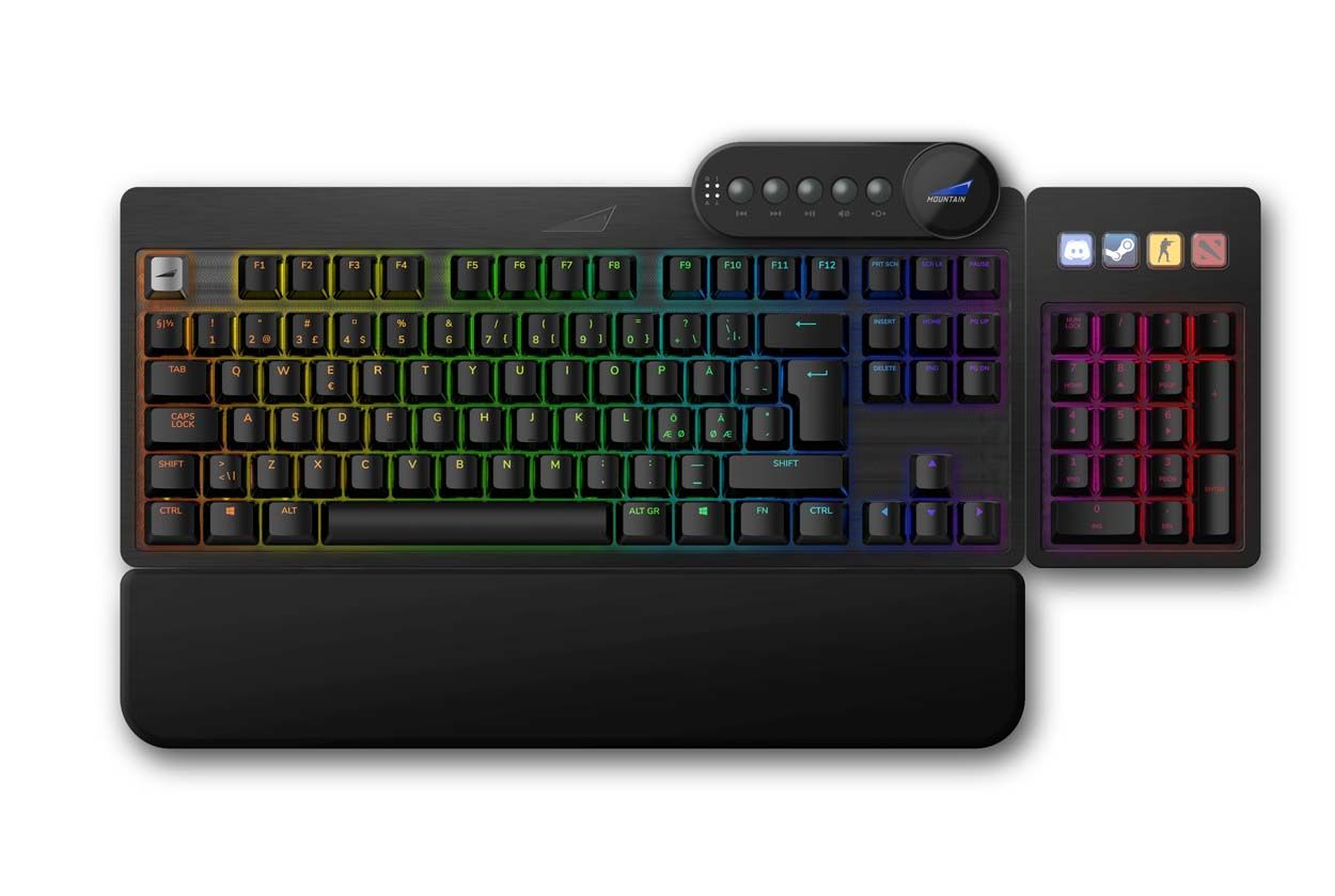 Mountain Everest Keyboard Max - With Modular Numpad, Media Dock And ...