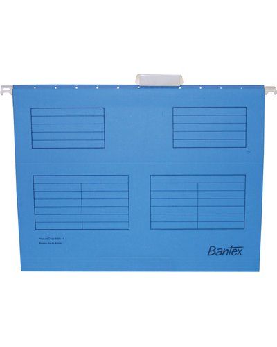 Bantex A4 Suspension Files B3460 Blue | Formax